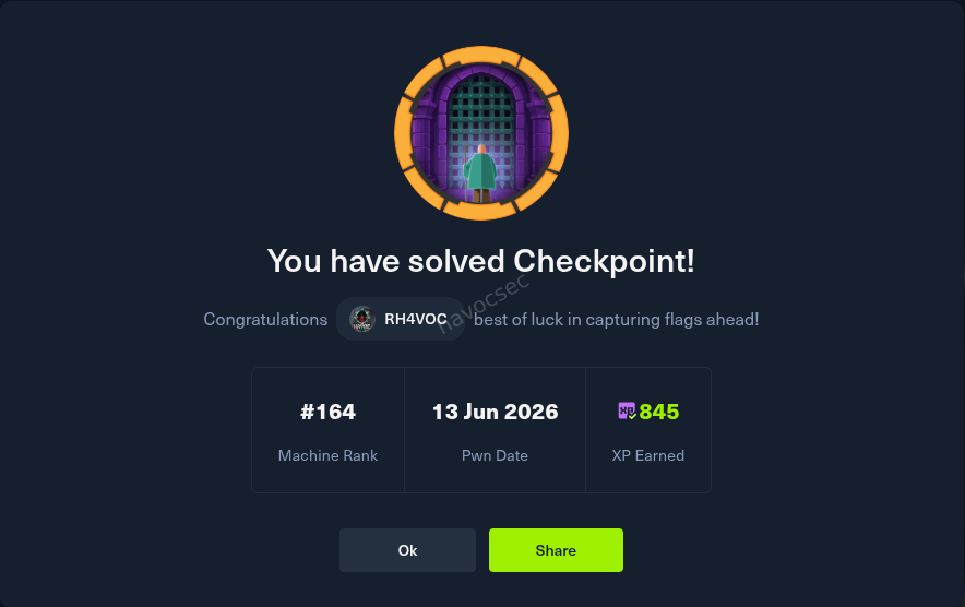 HTB Checkpoint Complete Writeup - AD Recycle Bin Abuse, Malicious VSIX ...